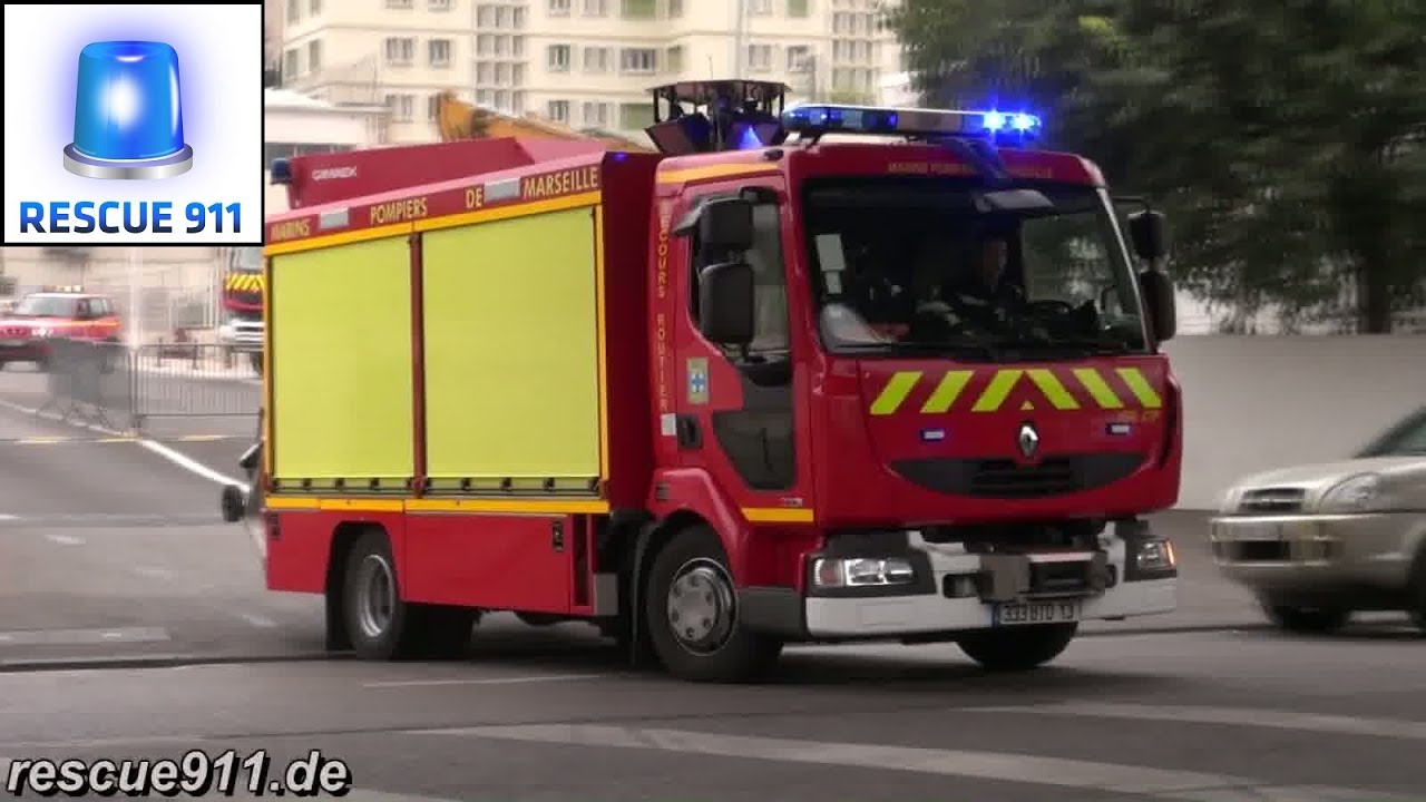 [Marins Pompiers] Départ secours routier BMPM CS Plombières - YouTube