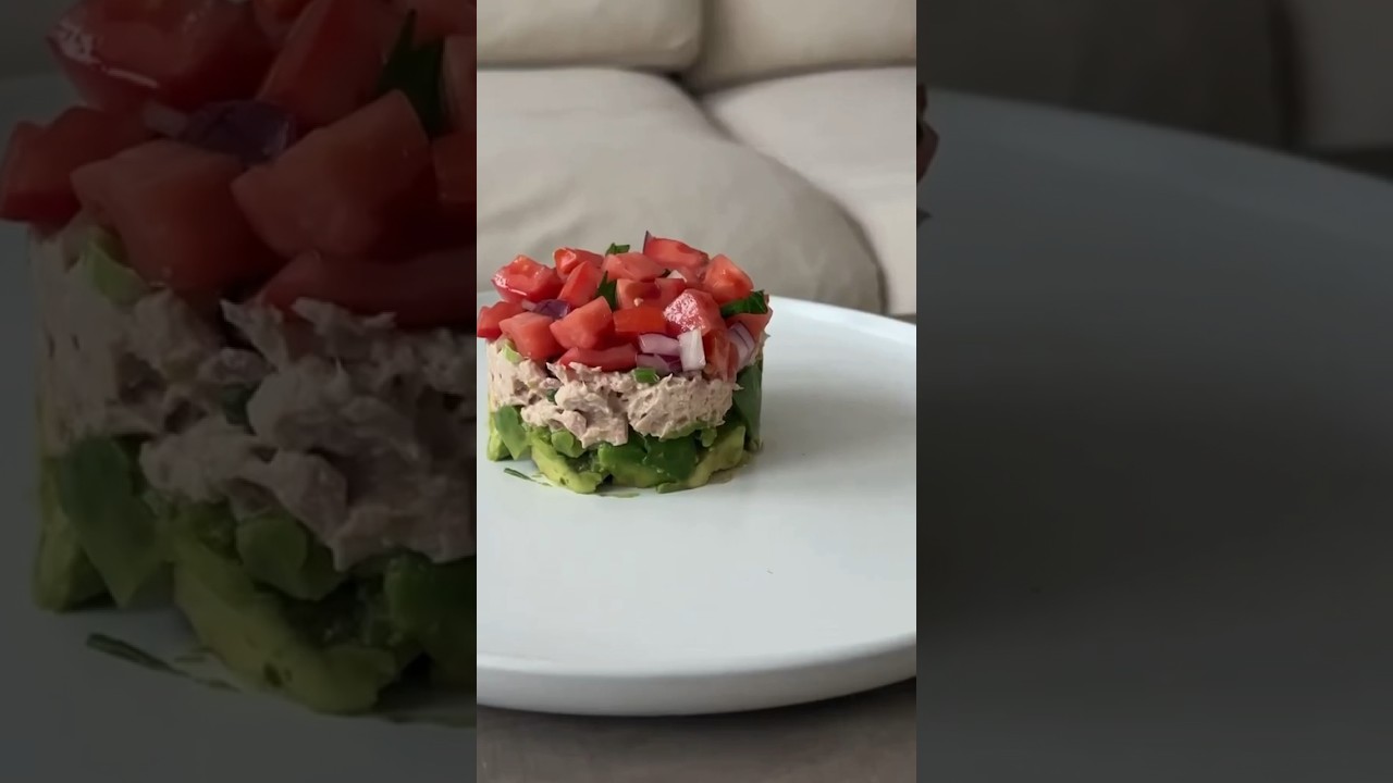 How to make a Tuna Stack #wildplanet #easylunch #healthyrecipes #tuna # ...