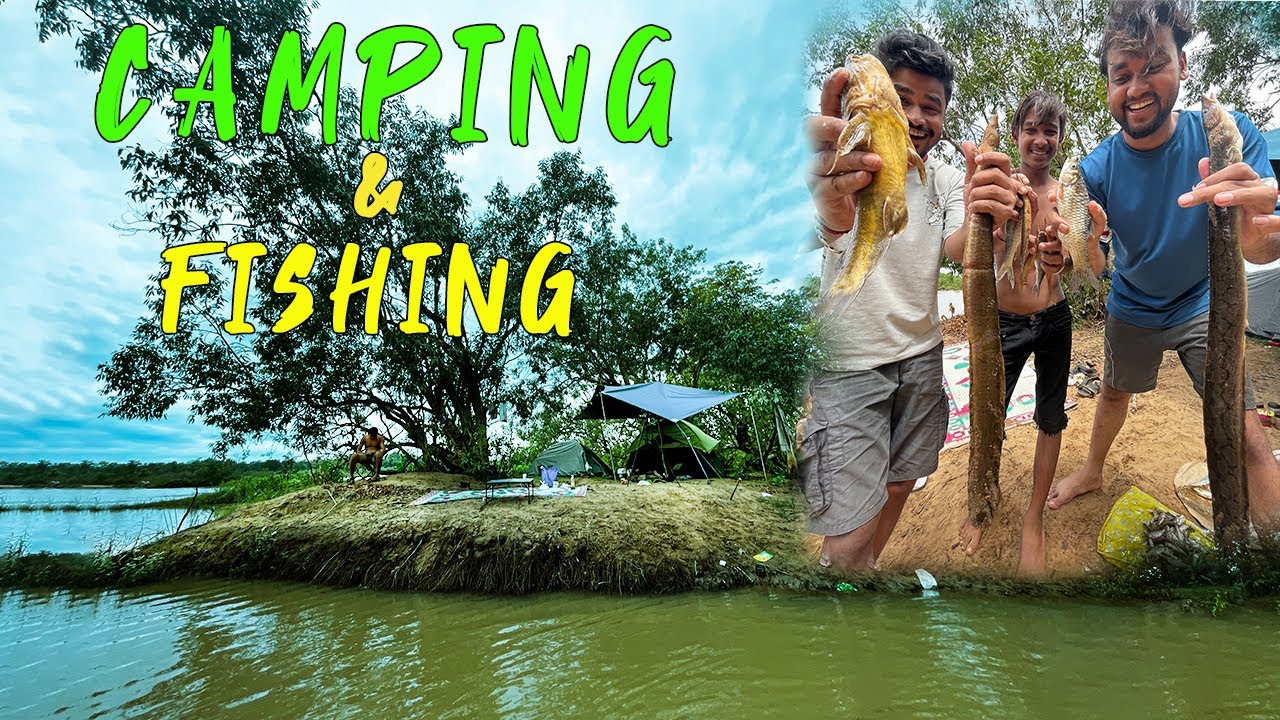 Biggest Bam fish we ever caught | Group Camping and Fishing in Jungle ...