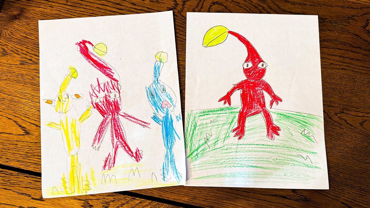 How To Draw Red Pikmin - YouTube
