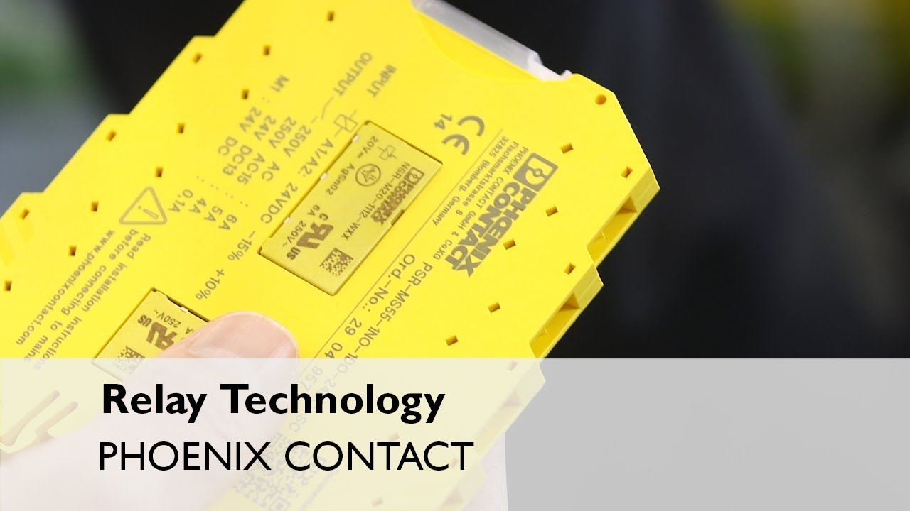 Relay technology – Innovations from Phoenix Contact - YouTube