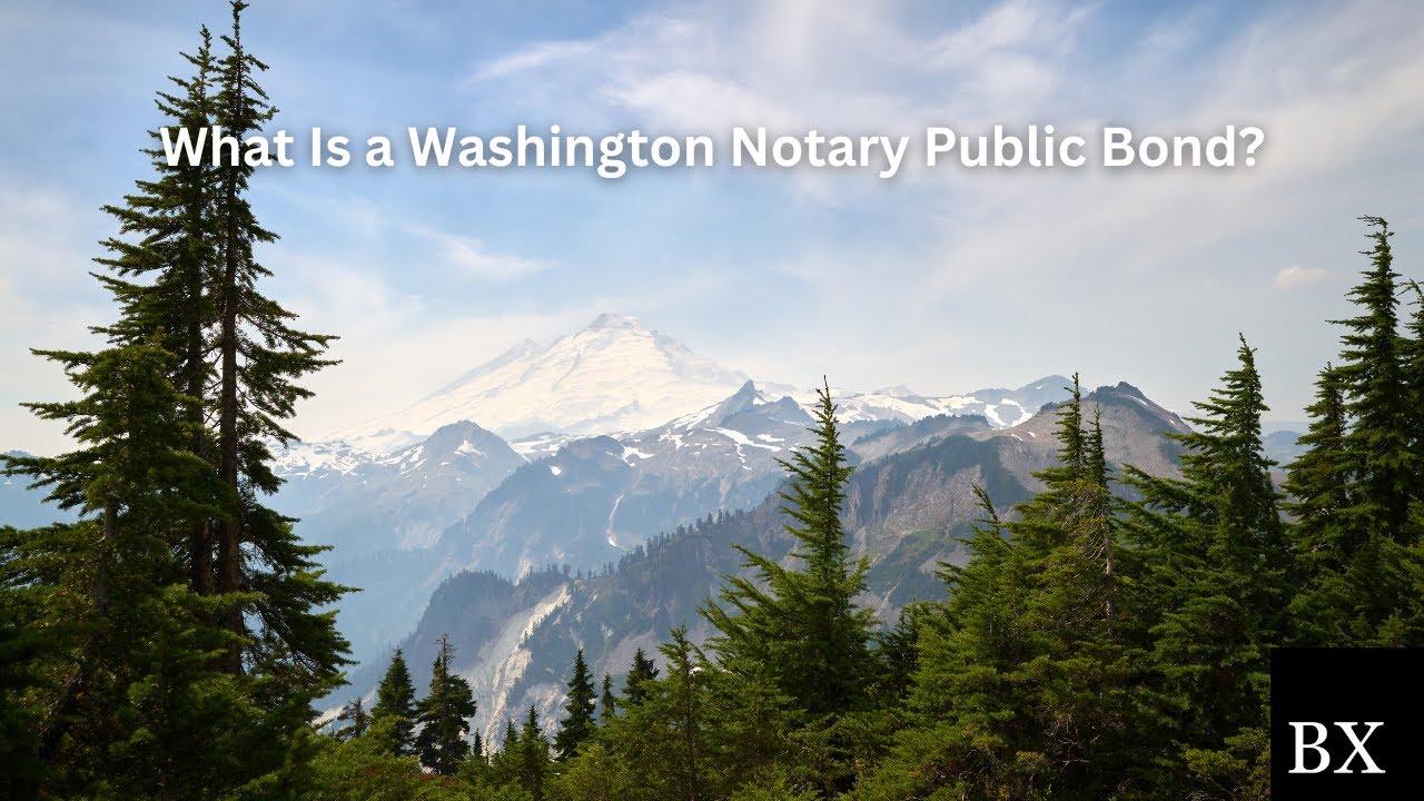 What Is a Washington Notary Public Bond? - YouTube