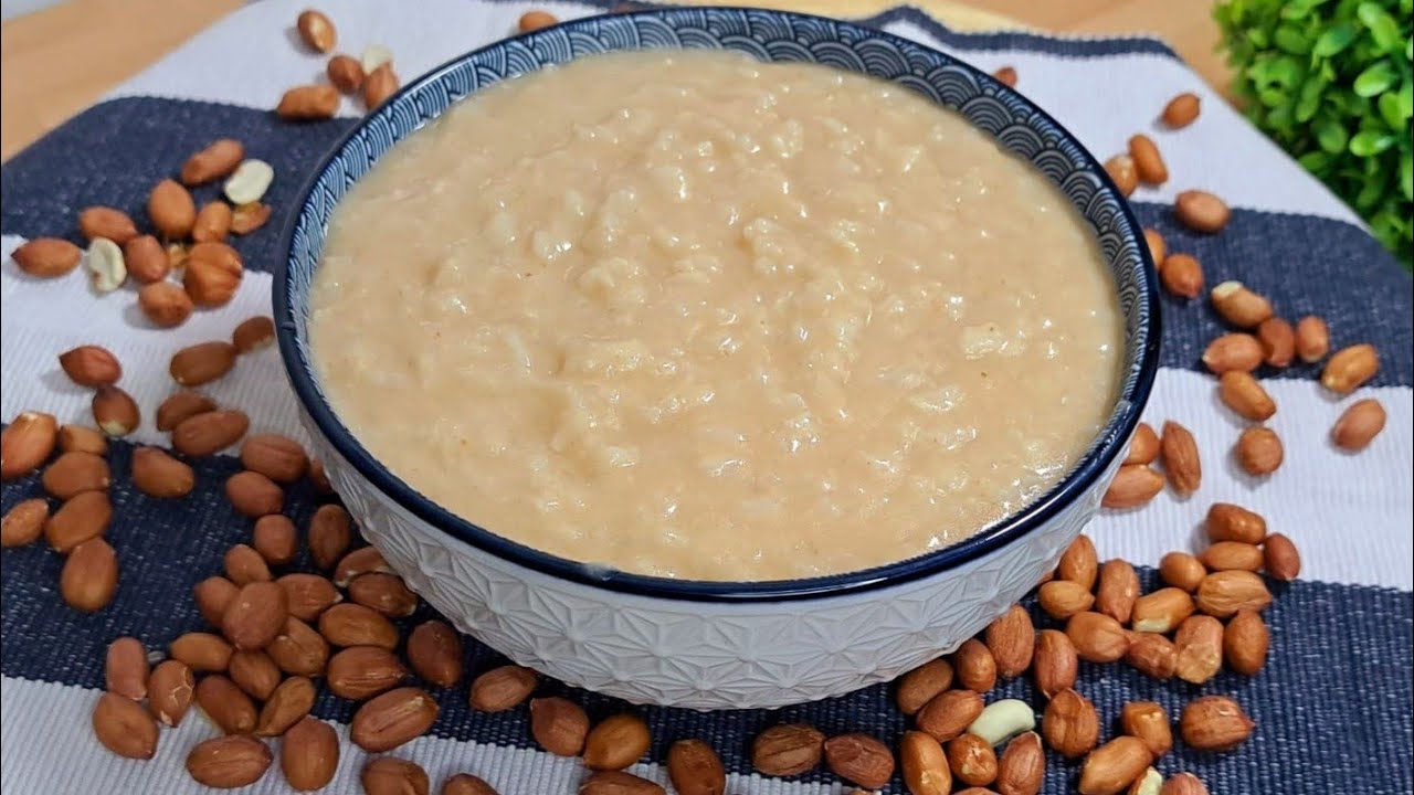 The most delicious kunun gyada da shinkafa/HOW TO MAKE KUNUN GYADA DA ...