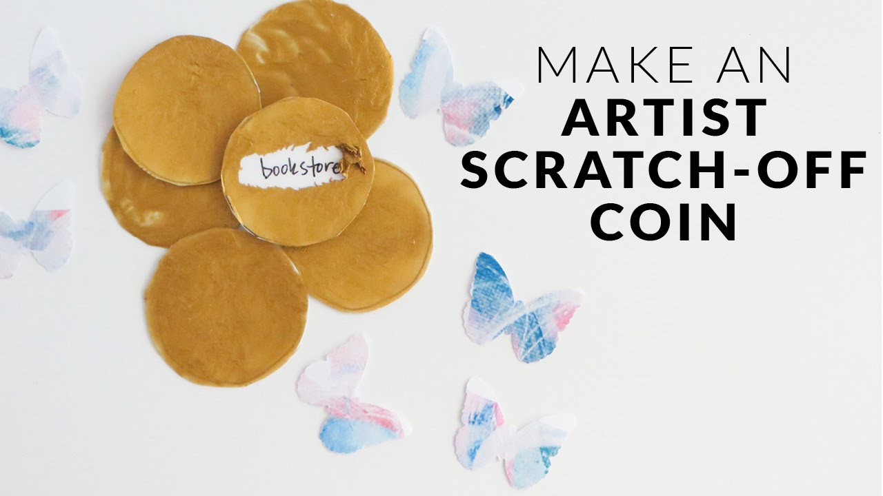 Make an Artist Scratch-off Coin - YouTube