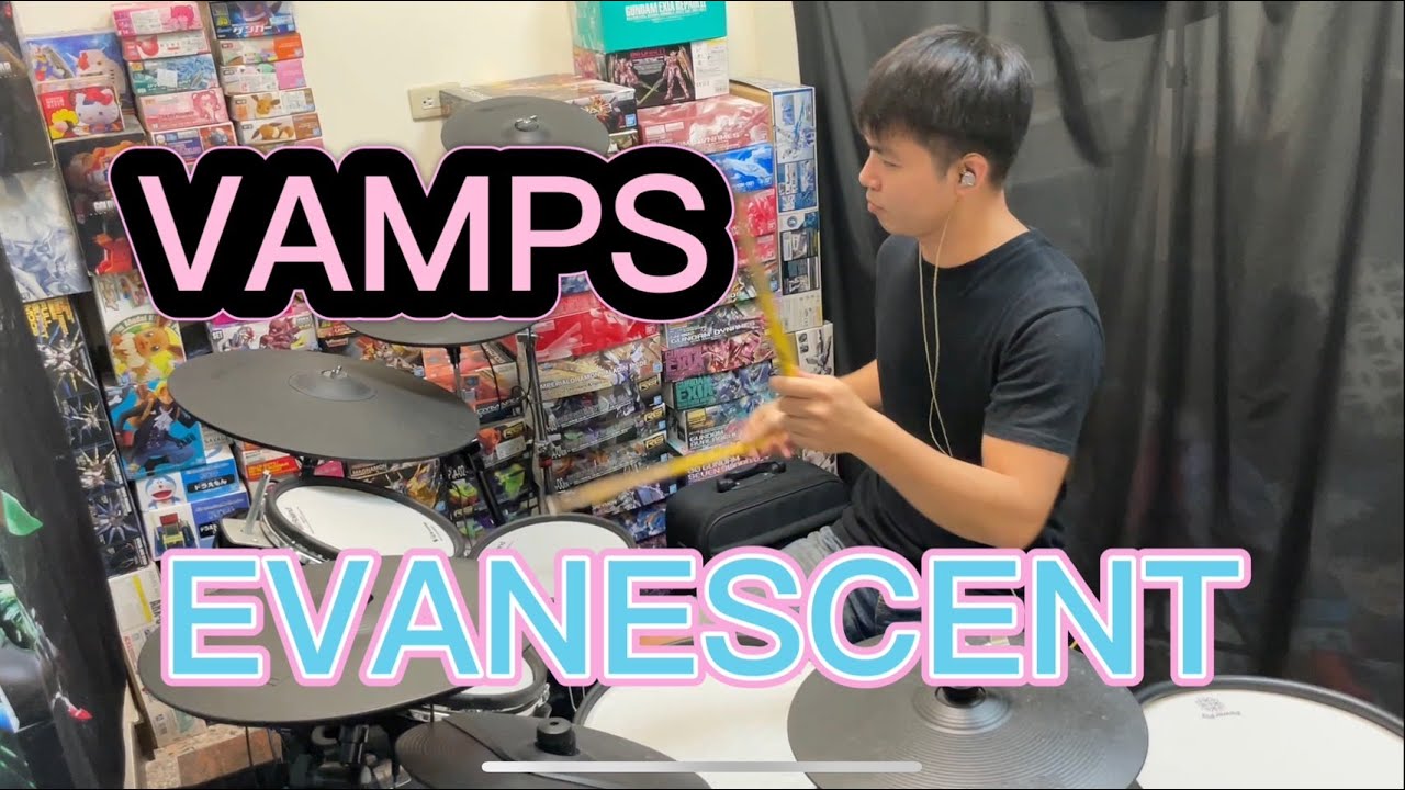 VAMPS_EVANESCENT を叩いてみた(DrumCover by 小影 - YouTube