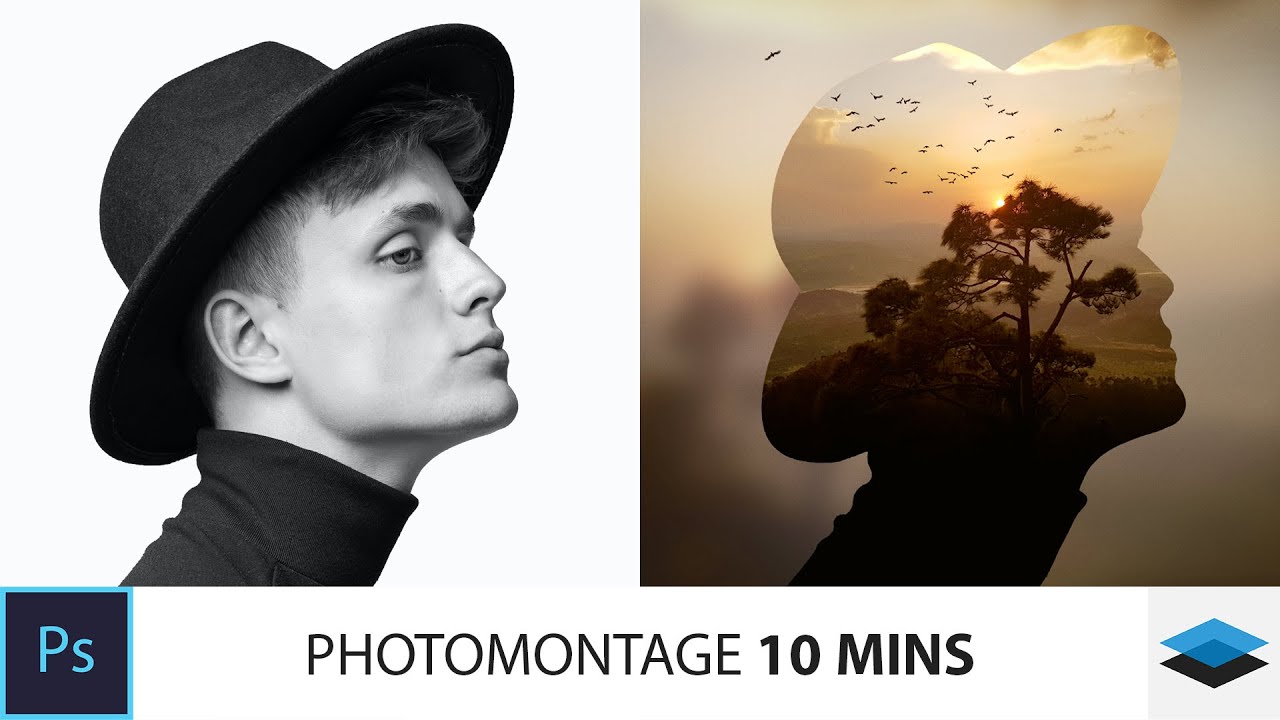 TUTO PHOTOSHOP : Photomontage en 10 MINS ! - YouTube