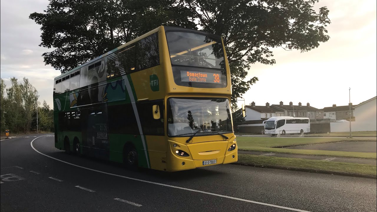 Dublin Bus | Route 38 to Damastown | Enviro 500 Volvo B9TL | VT42 - YouTube