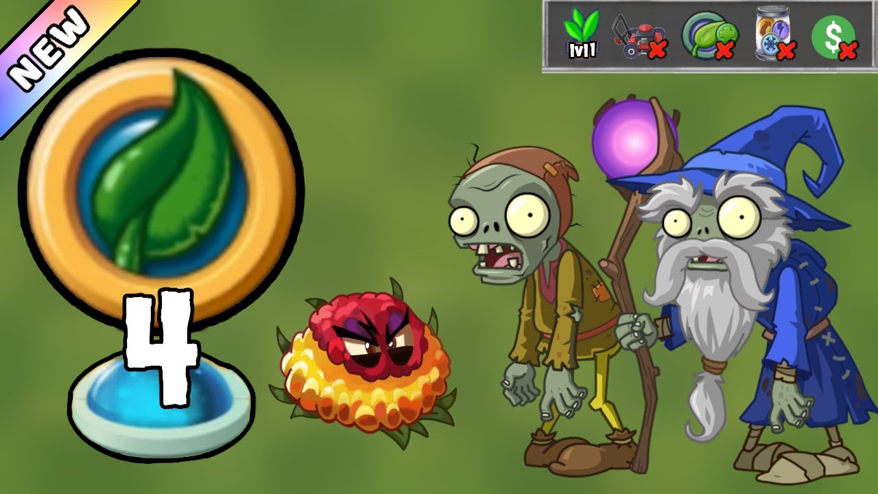 Plants vs Zombies 2 - Plant of the Week Bzzz Button Level 4 [Plants Lvl ...