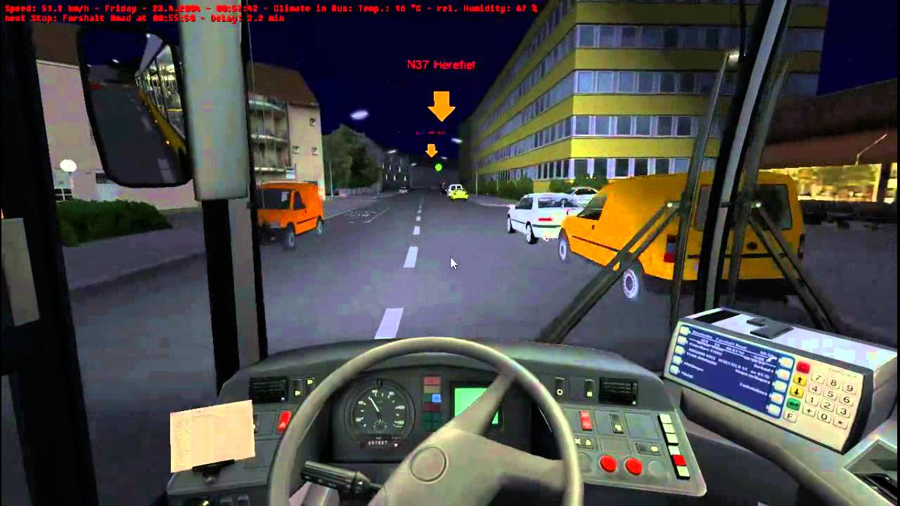 Omsi 2: Map Bowdenham V4 Route N37 to Herfield Station - YouTube