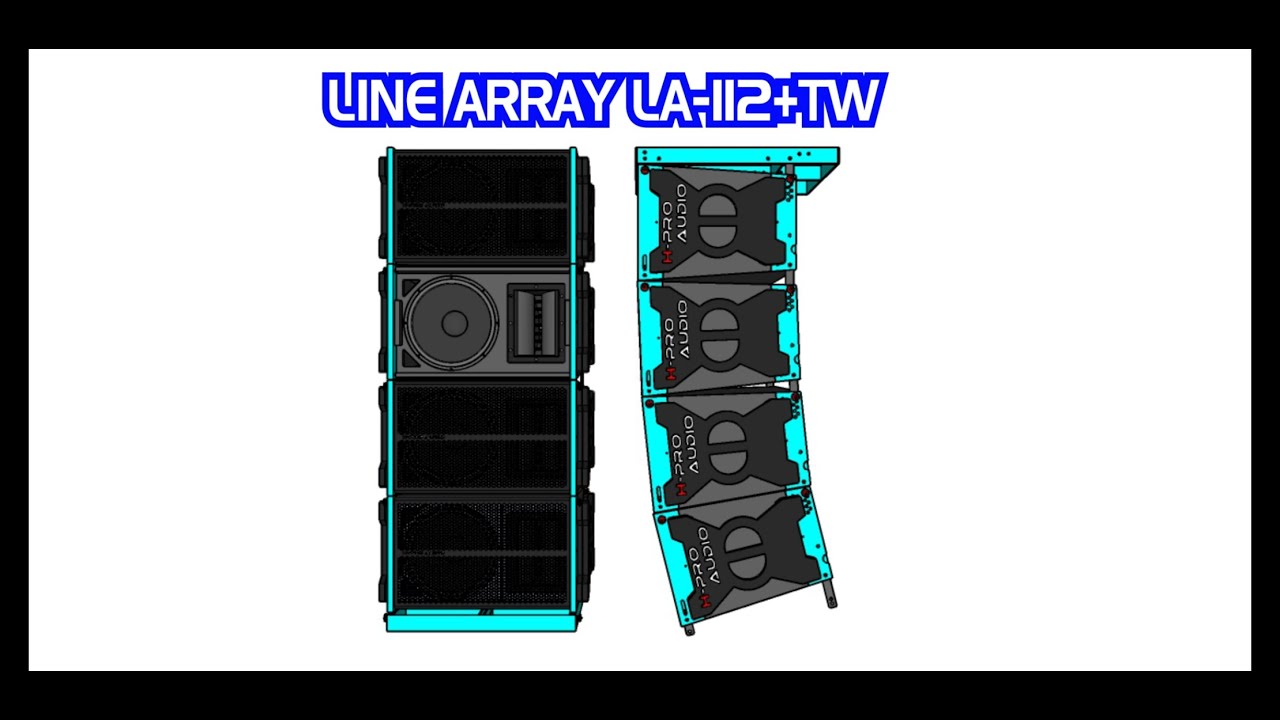 SKEMA [PLAN] LINE ARRAY LA 112 TW 12 INCH - YouTube