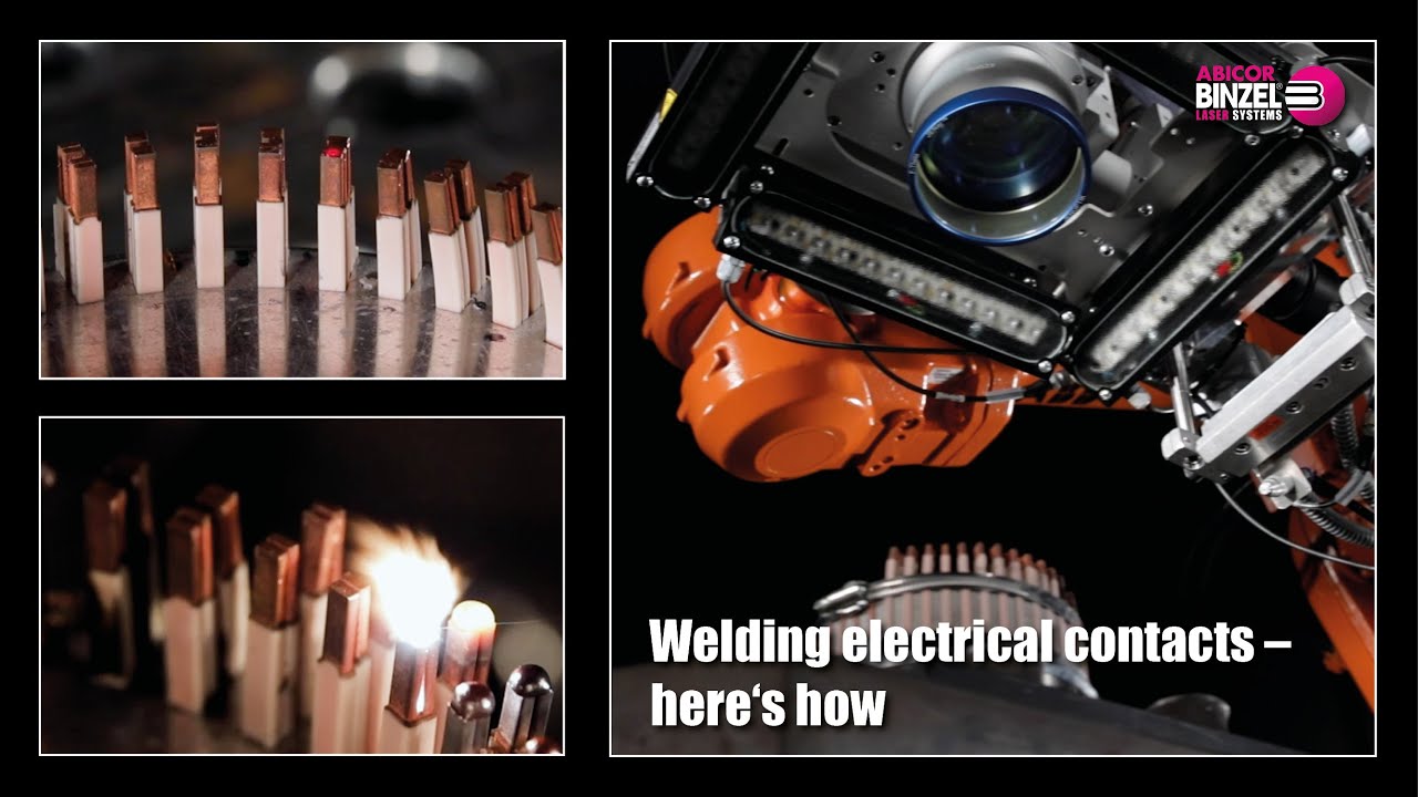 Welding electrical contacts – here's how - YouTube