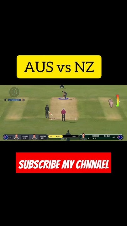 Aus vs Nz ll real cricket swip - YouTube