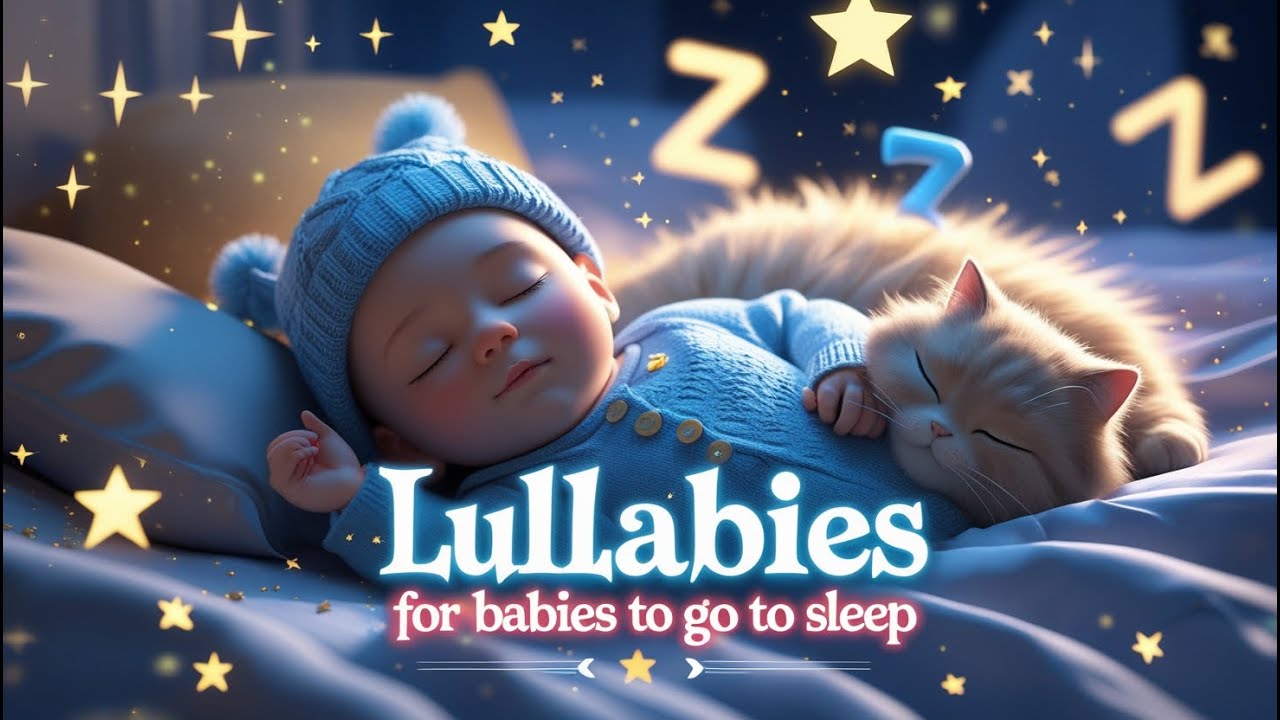Lullaby For Baby To Go To Sleep 🌙 Calming Lullaby For Toddlers 🎶 Night ...