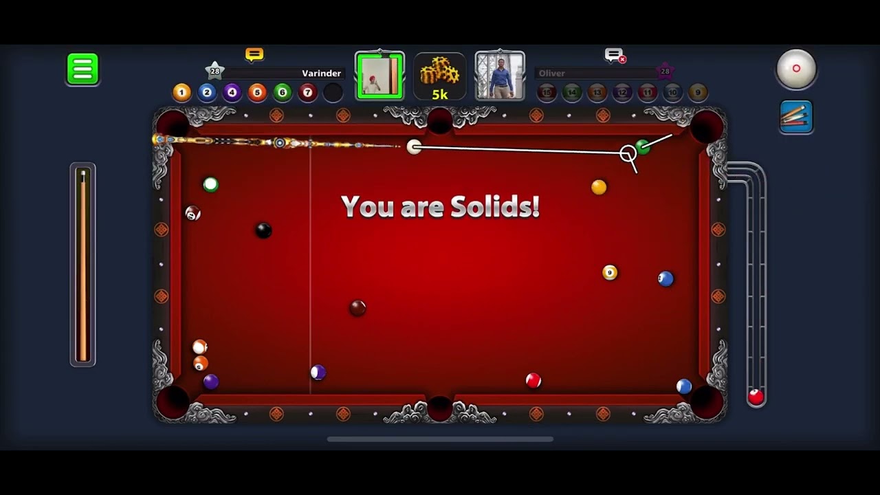 How to play 8 Ball pool || shots🔥 #8ballpool #gameplay #games # ...