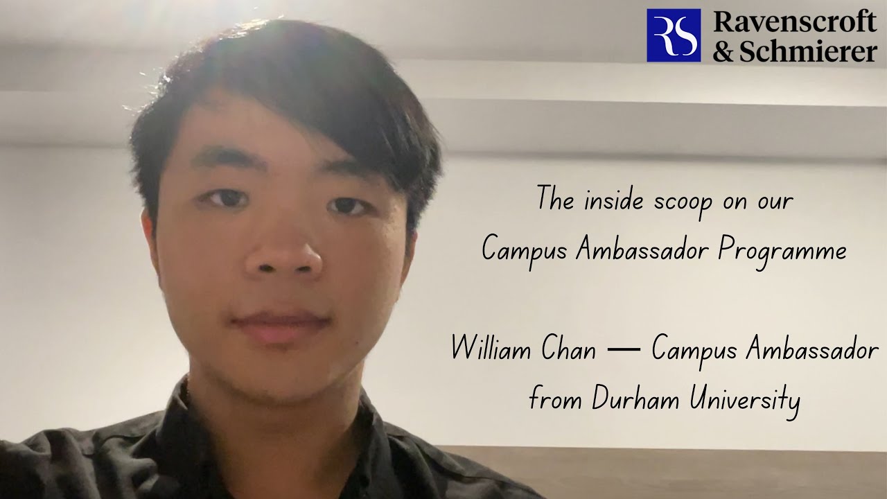 The inside scoop on our Campus Ambassador Programme | William Chan ...