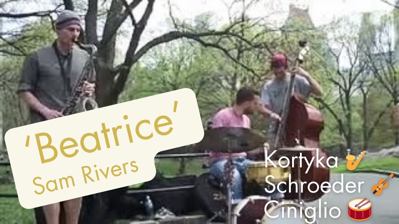 The Central Park Jazz Trio plays 'Beatrice' by Sam Rivers - YouTube