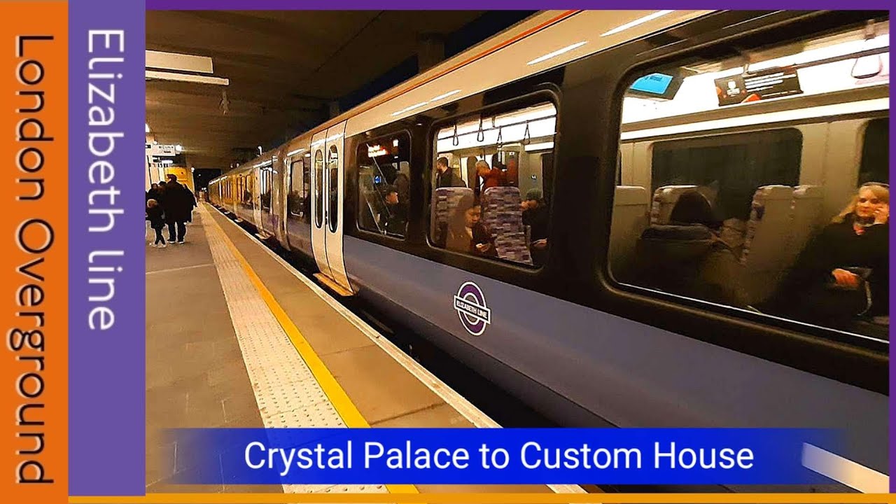London Overground & Elizabeth Line Journeys - Crystal Palace to Custom ...