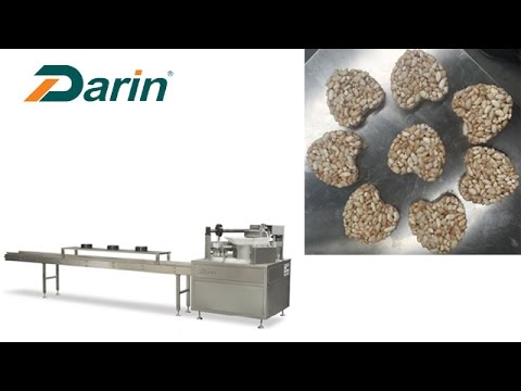 Cereal Bar Forming Machine Heart Shape Snacks|DARIN MACHINERY - YouTube