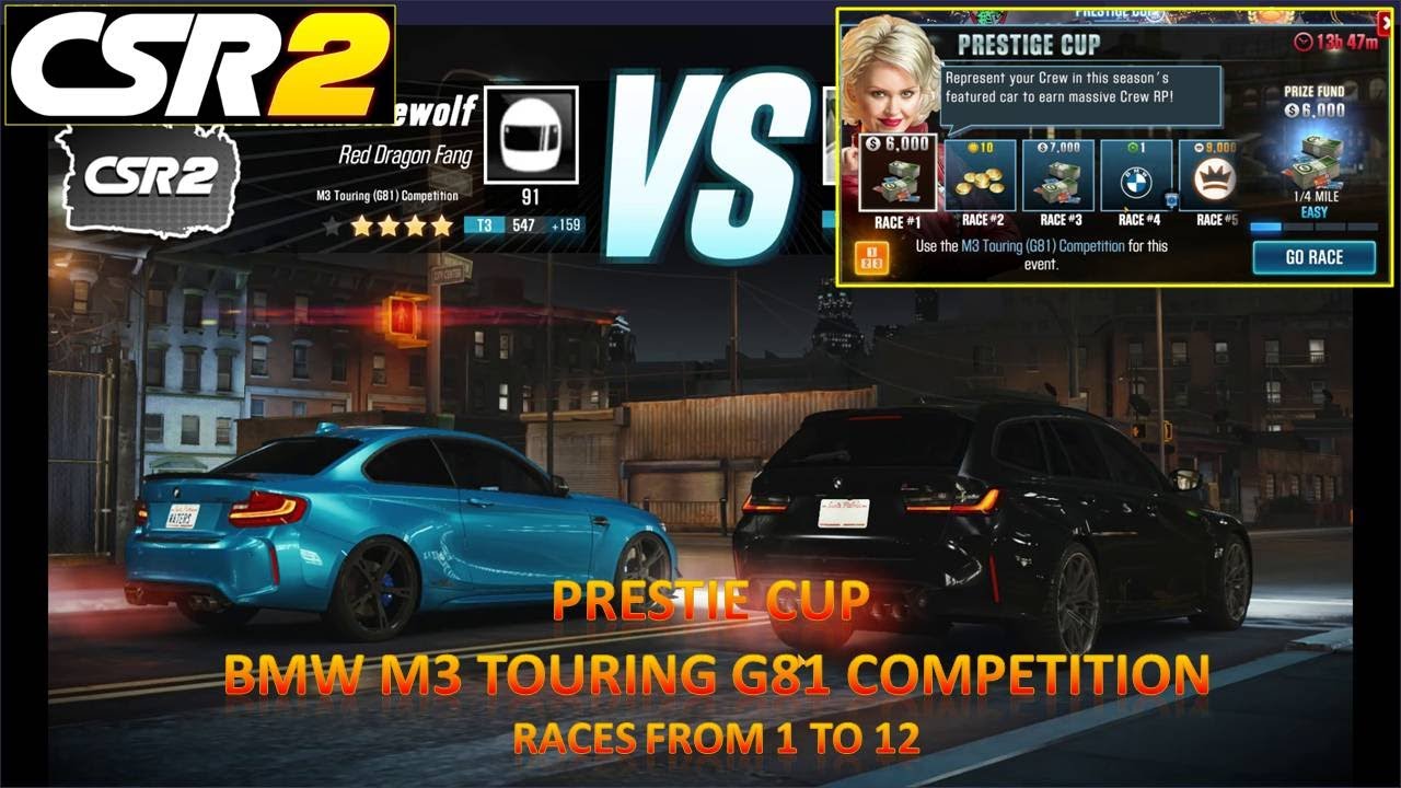 CSR Racing 2 - PRESTIGE CUP (BMW M3 Touring G81 Competition) - Races ...