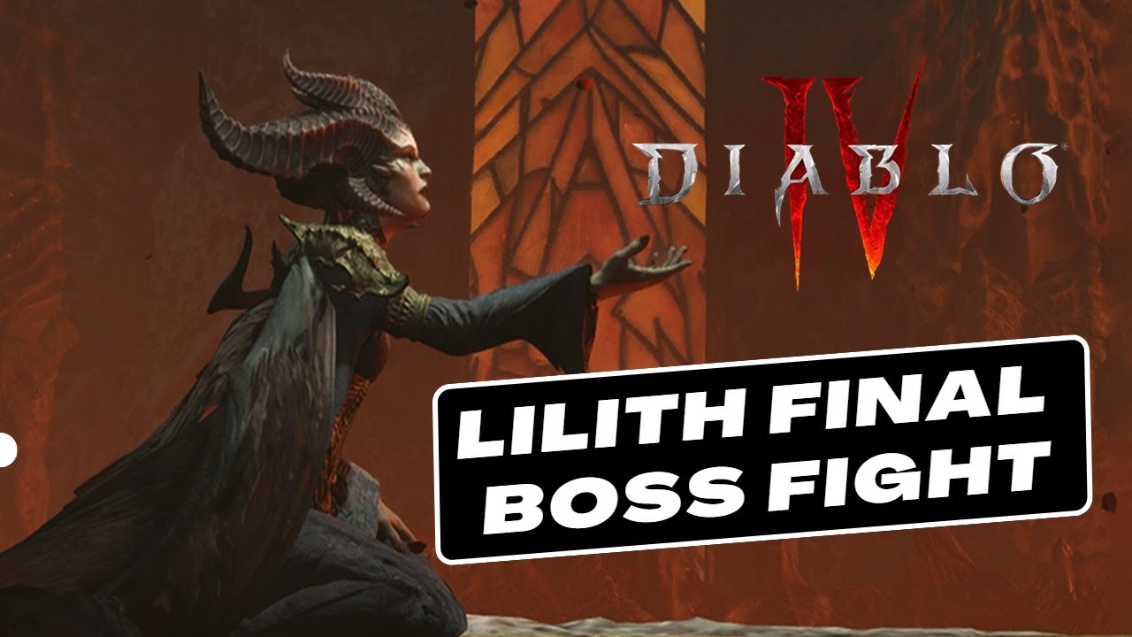 Diablo 4: Lilith Daughter Of Hatred - Final Boss Fight - YouTube