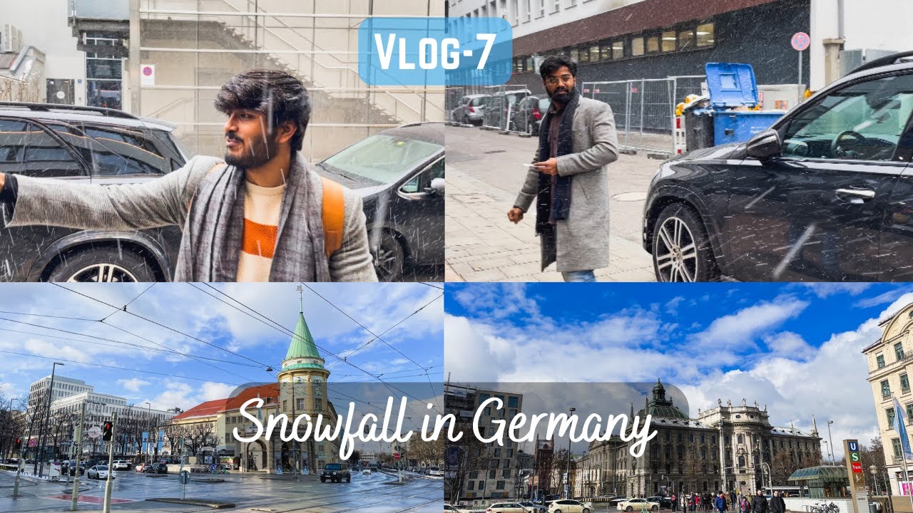 Best Snowfall in Germany.Sunday Expedition in Europe. Day 7. - YouTube