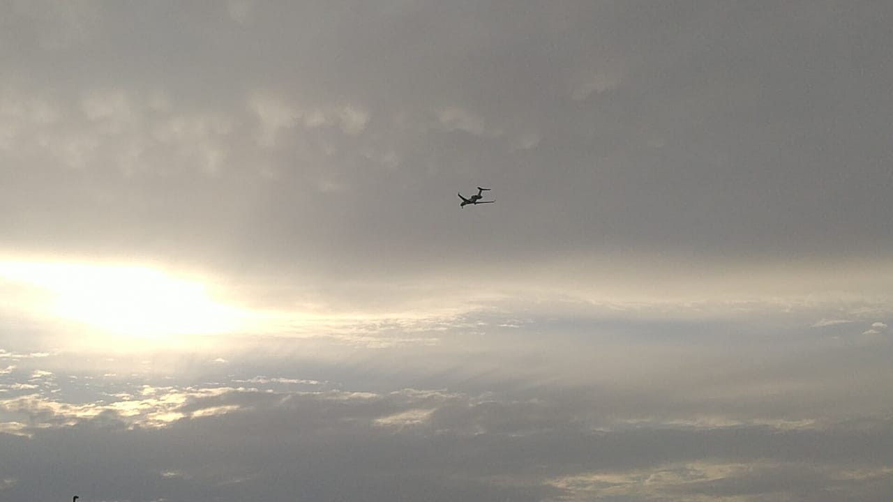 GLOBAL 6000 | GLEX | VT-JSY | BEAUTIFUL SUNSET LANDING | DELHI AIRPORT ...