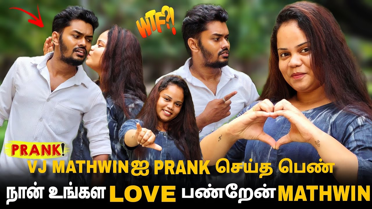 Love Proposal Prank | 😡கடுப்பான Vj Mathwin - YouTube
