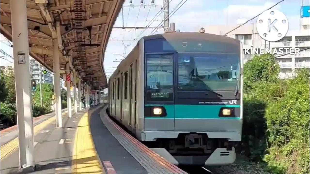 E233系東マト18編成NN入場回送日野駅通過 - YouTube