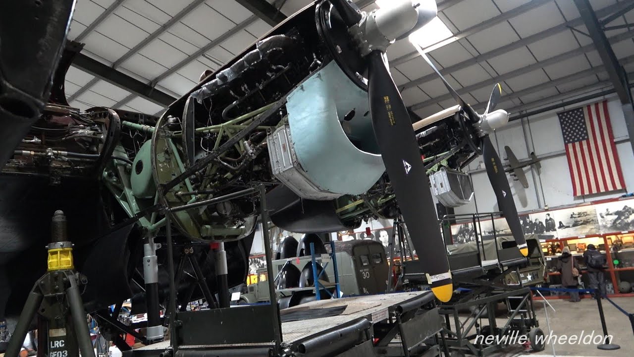 189 Restoration of Lancaster NX611 year 6 ...Rear wheel fitted to ...