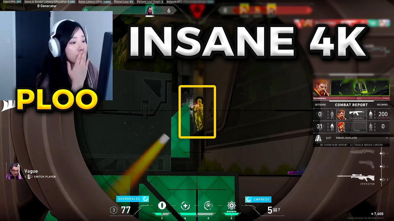 Ploo Witnesses an: "I miss her" Reyna Main on a Ranked Game ...