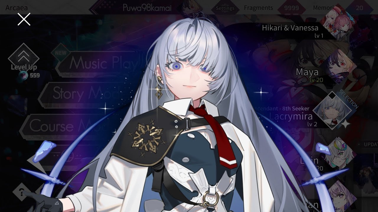 Arcaea Partner(?): Lacrymira (World Mode Gameplay) - YouTube