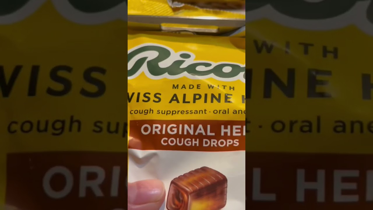 Ricola Original Herbs Cough Drops#Recola#candy#shorts - YouTube