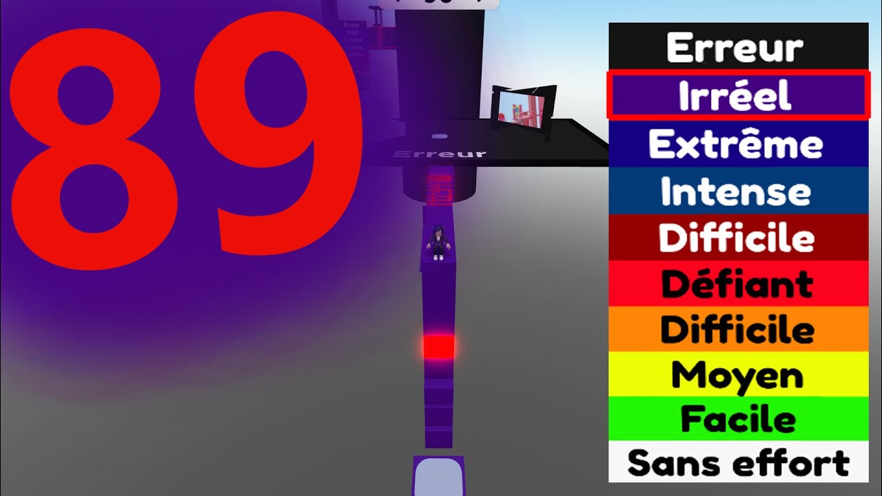 Roblox "clock's difficulty chart obby" lvl 89 - YouTube