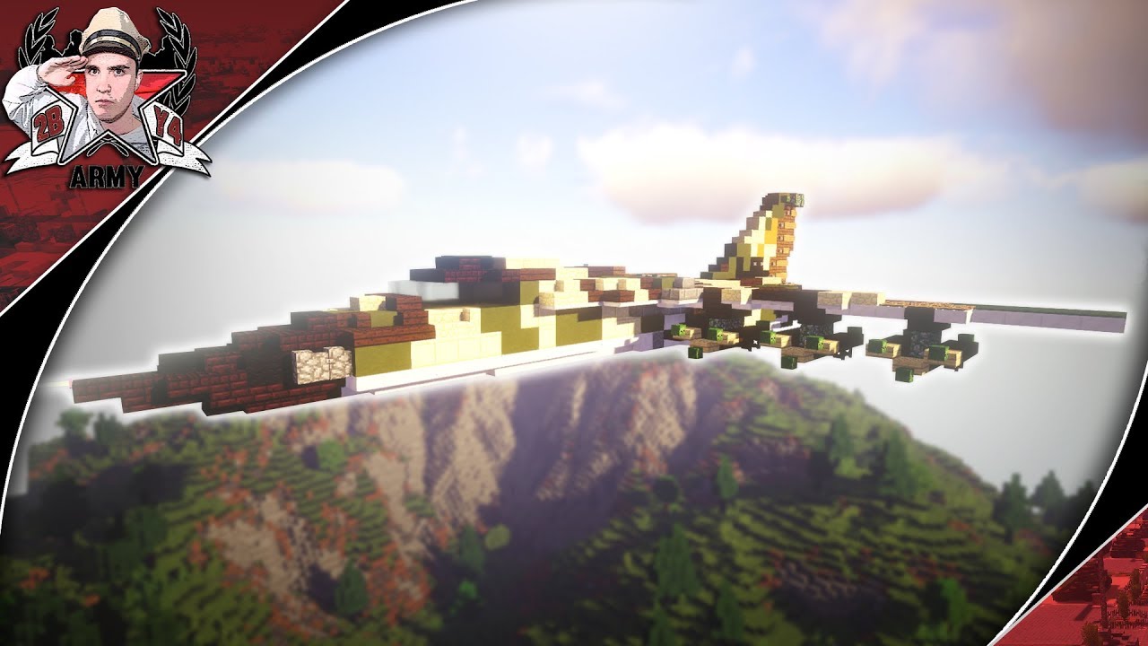 Minecraft: Cold War F-111 Aardvark | Tactical Attack Aircraft Tutorial ...