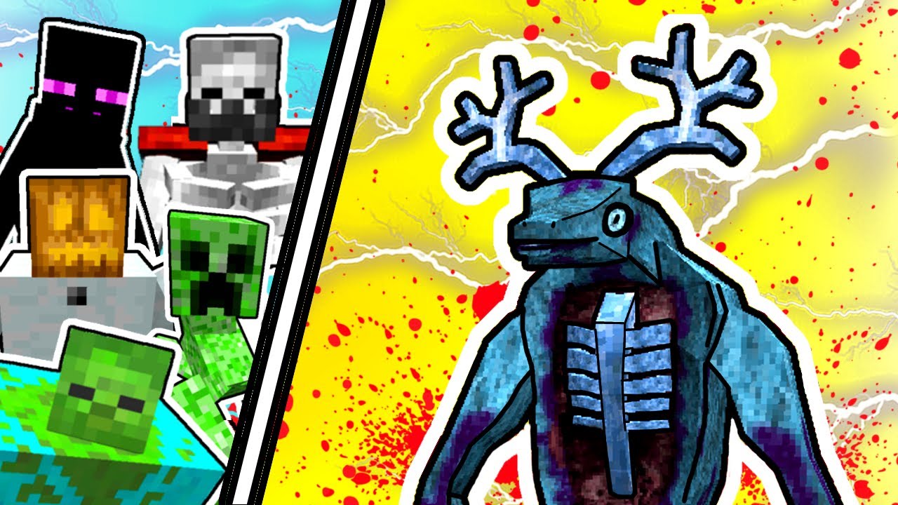 Wendigo Vs. Mutant Monsters in Minecraft - YouTube