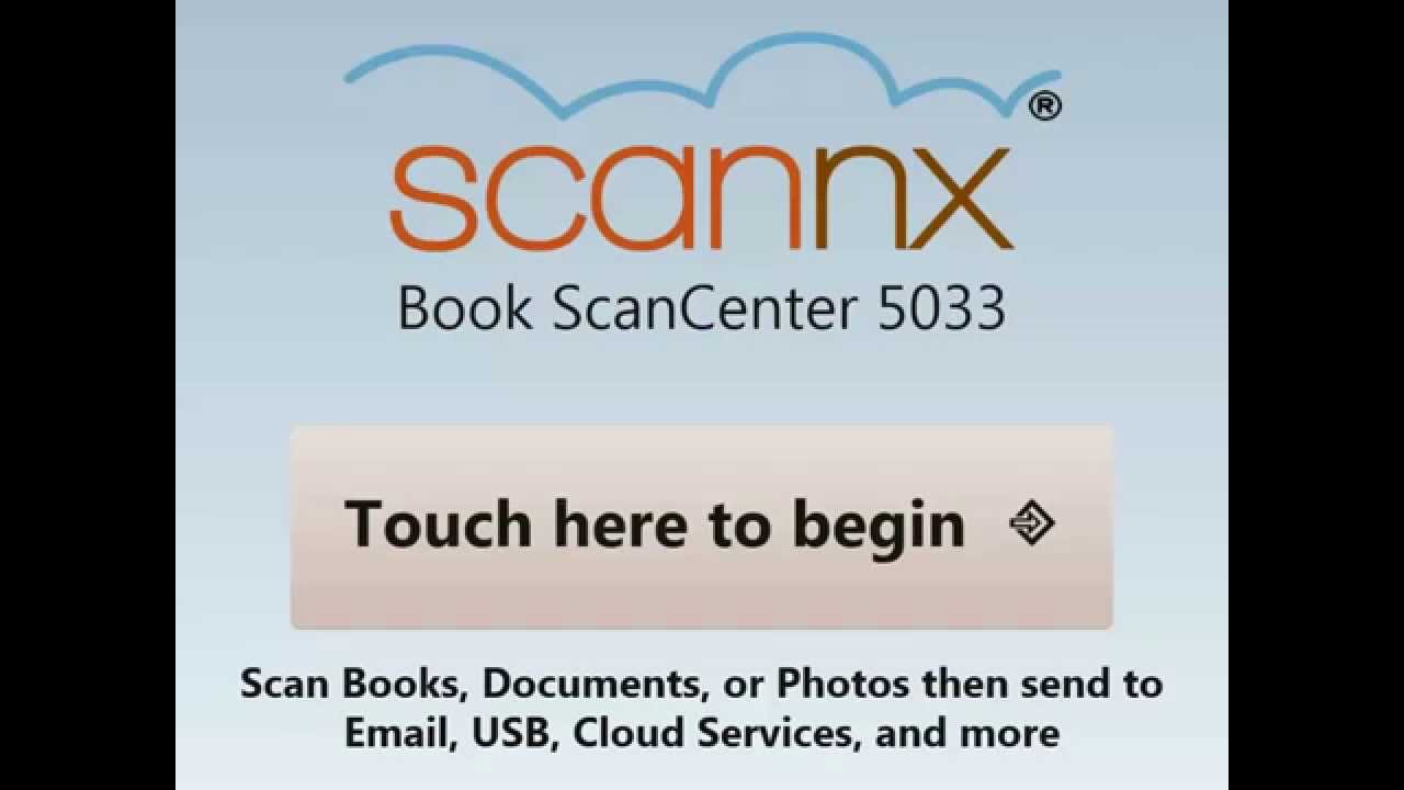 Scannx Book ScanCenter v3.0 - Scan to Print using WEPA - YouTube