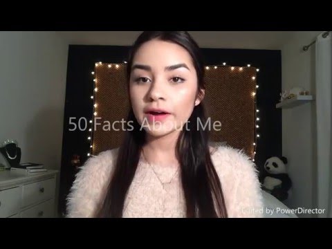 50 Facts About Me - Jasmine Mendez