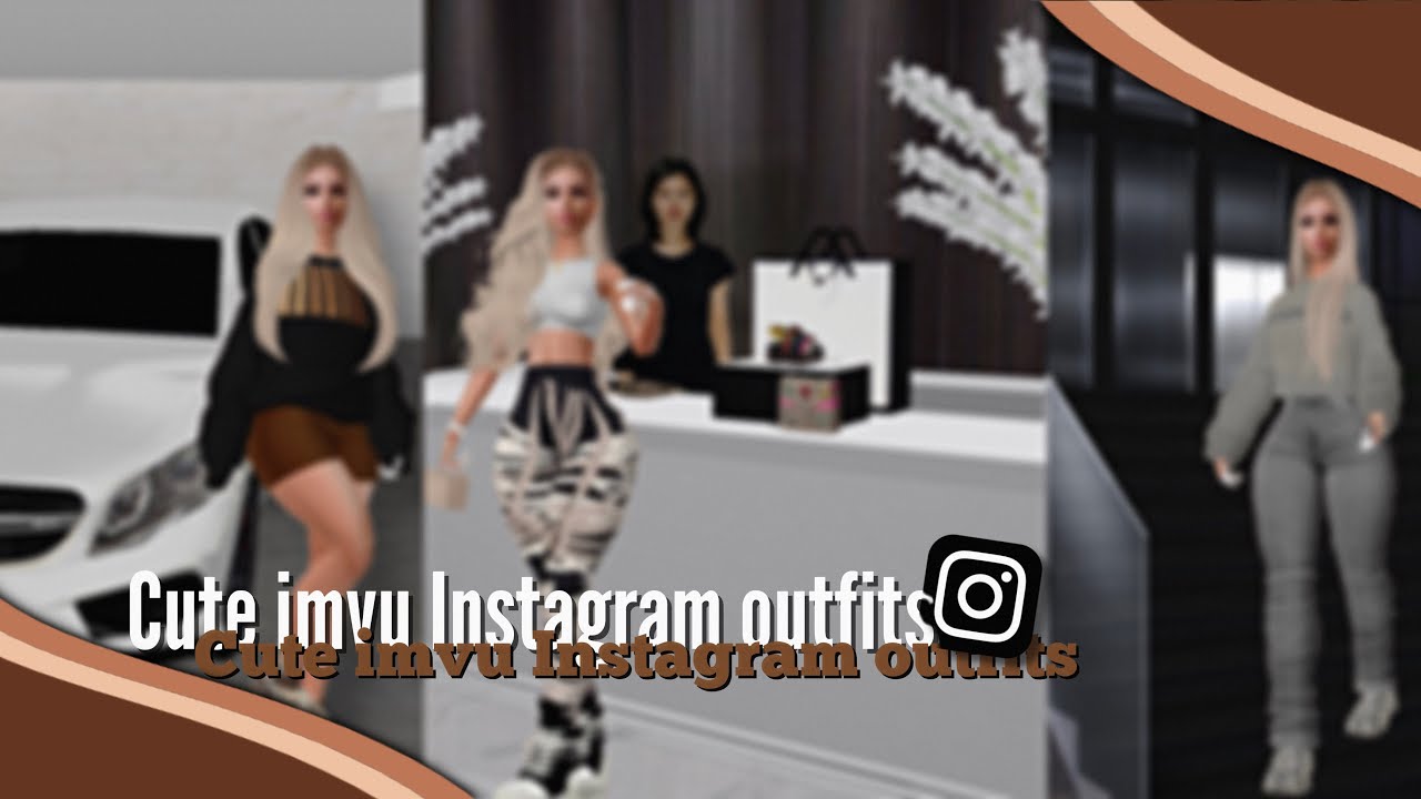 Cute imvu Instagram outfits ♡︎ - YouTube