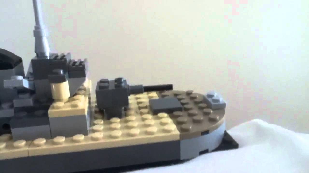 Lego south Dakota class battleship - YouTube
