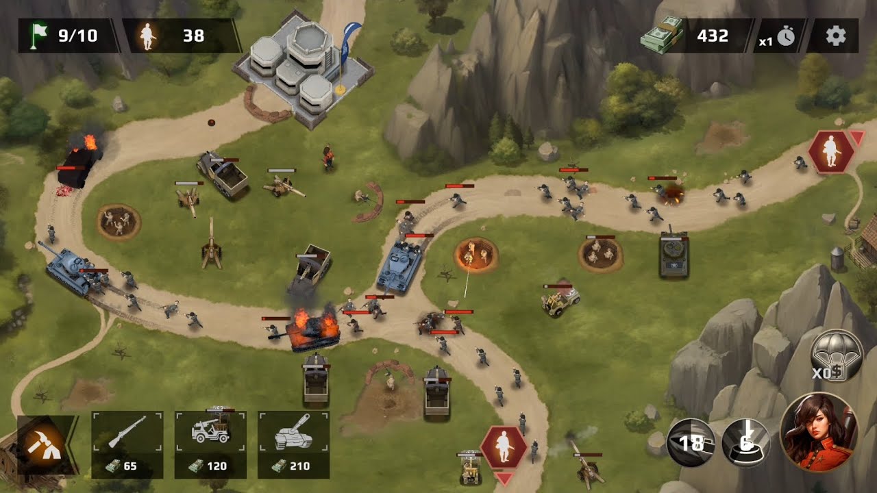 WWII Defense: RTS Army TD game Part 7 (Android ios) - YouTube