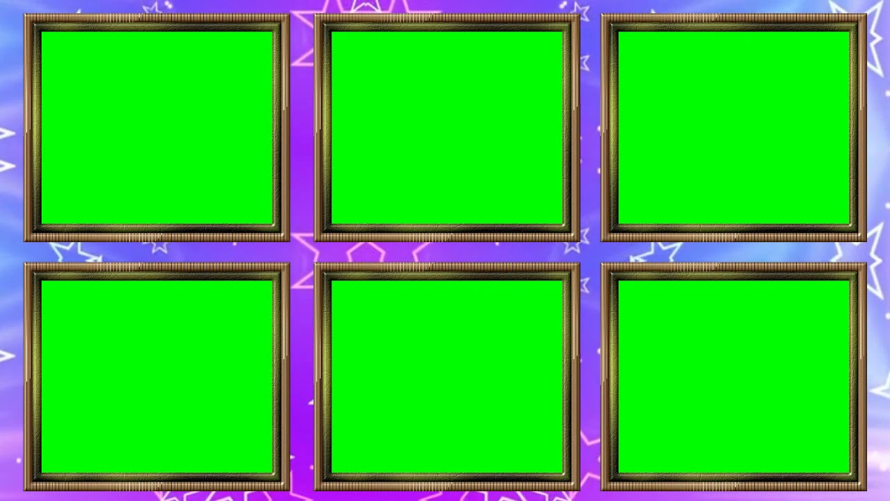 SEIS QUADROS - CHROMA KEY / GREEN SCREEN - YouTube