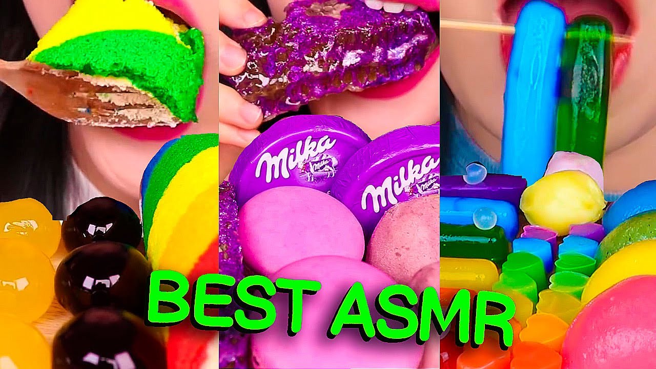 Best of Asmr eating compilation - HunniBee, Jane, Kim and Liz, Abbey ...