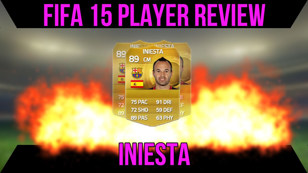 FIFA 15 INIESTA 89 Player Review & In Game Stats Ultimate Team - YouTube