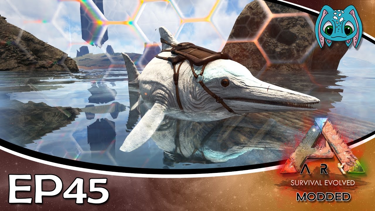 ARK Survival Alpha+ Season 4 [EP45] | Albino Alpha Ichthyosaurus Tame ...