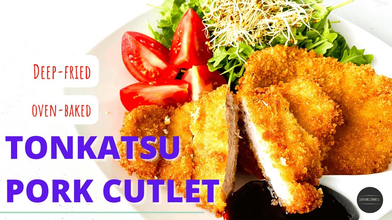 Crispy Tonkatsu at Home 🍜 Easy Japanese Pork Cutlet (Fried or Baked ...