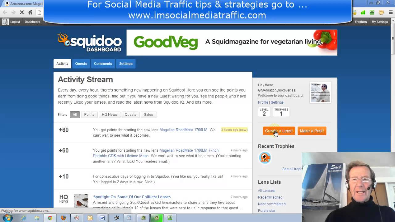 Create Lens on Squidoo for Amazon product - YouTube