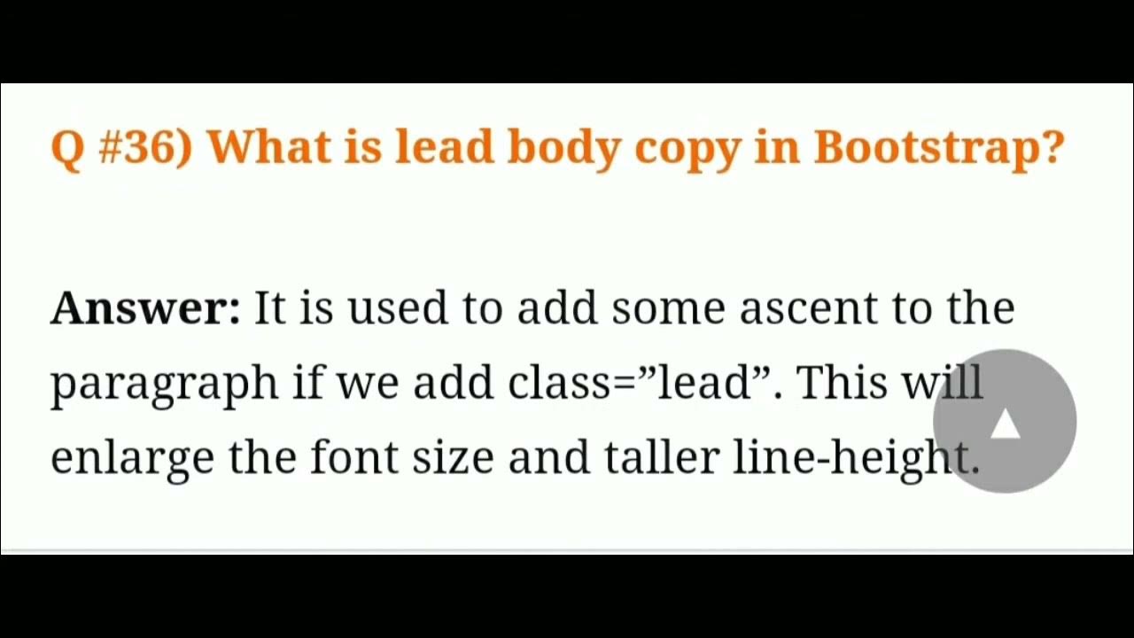 Most Frequently Asked Bootstrap Interview Questions and Answers - YouTube