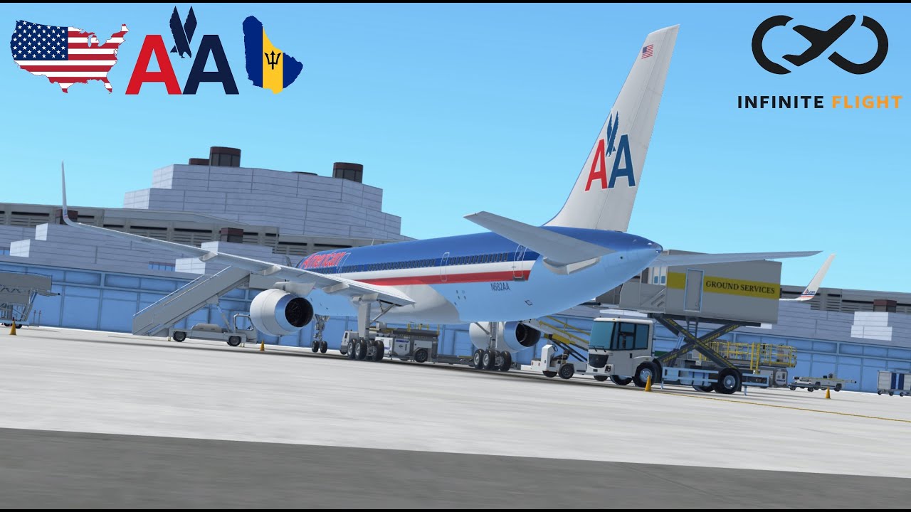 Infinite Flight: Miami (MIA) - Bridgetown (BGI): Retro American ...
