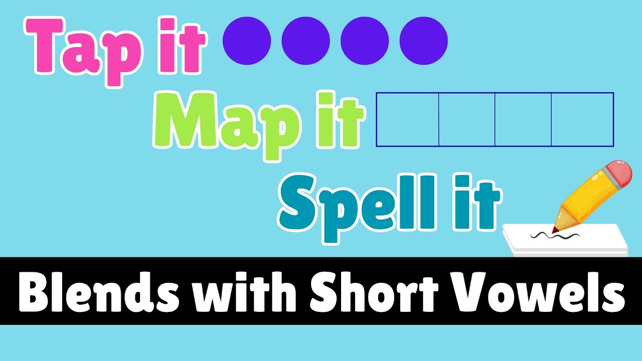 Tap It, Map It, Spell It with Blends and Short Vowels - YouTube