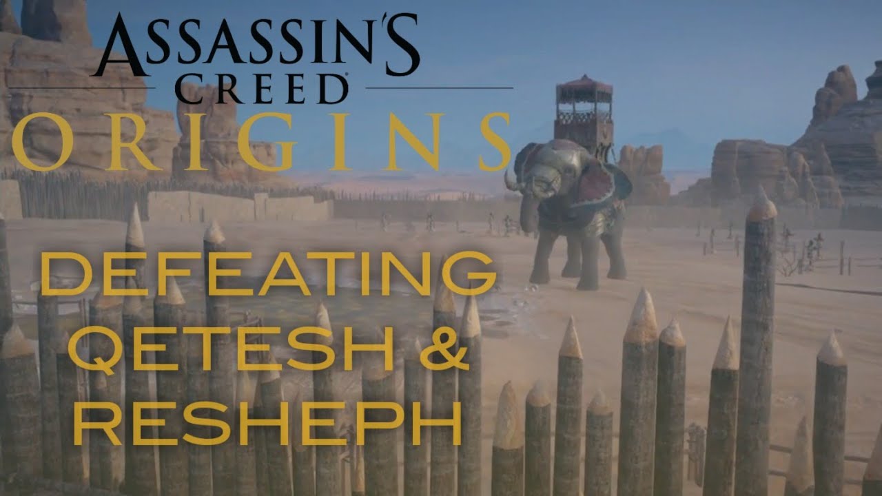 AC: Origins - Defeating Qetesh & Resheph - YouTube
